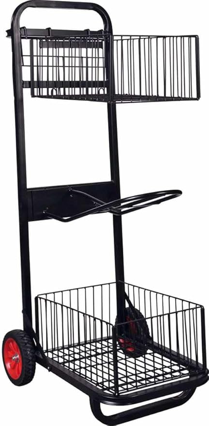 AMKA Sattelwagen mit 2 Körben Sattelcaddy Sattelhalter Sattel Carry 056 ...