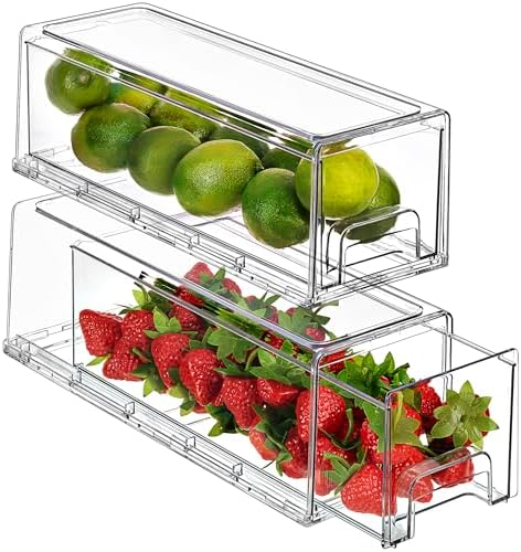 Amazon.com - Zicobox Refrigerator Side Door Organizer Box 6 Pack ...