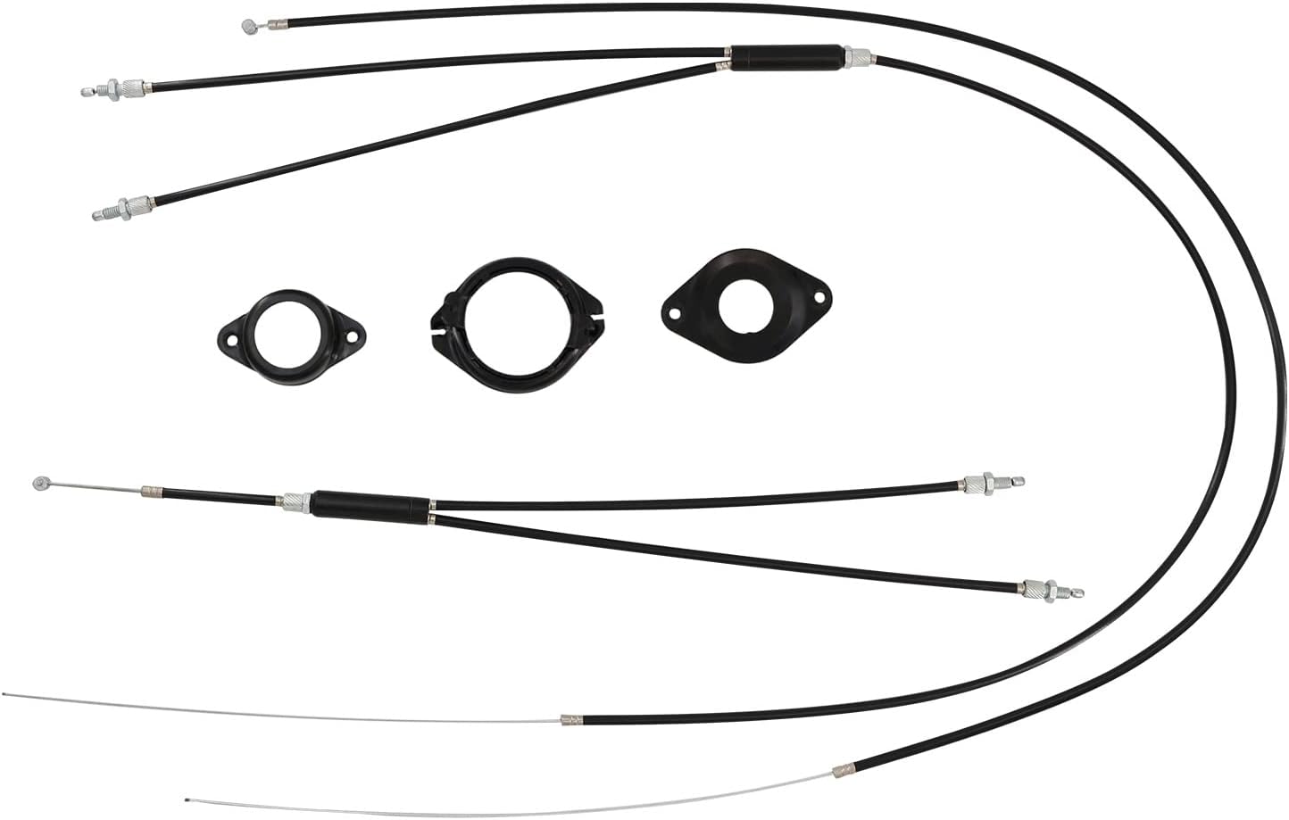 Amazon.com: BMX Bike Gyro Brake Cables Front + Rear (Upper + Lower ...