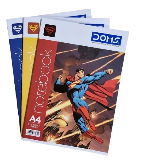 Doms A/4-Size 29.7x21-Foolscap Notebook-172 Pages- Softbound| Single ...