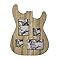 Amazon.com - Rise8 Studios Guitar Body Shaped Music Picture Frame for ...