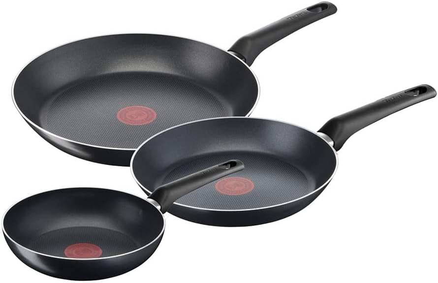 Tefal Selective 2 Piece Non-Stick Frying Pan Set, 20 & 26cm Twin Pack ...