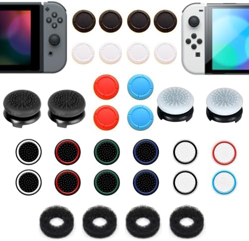 Amazon.com: ZHI-NYLLDJS FPS Thumb Grips Set for Nintendo Switch/OLED ...