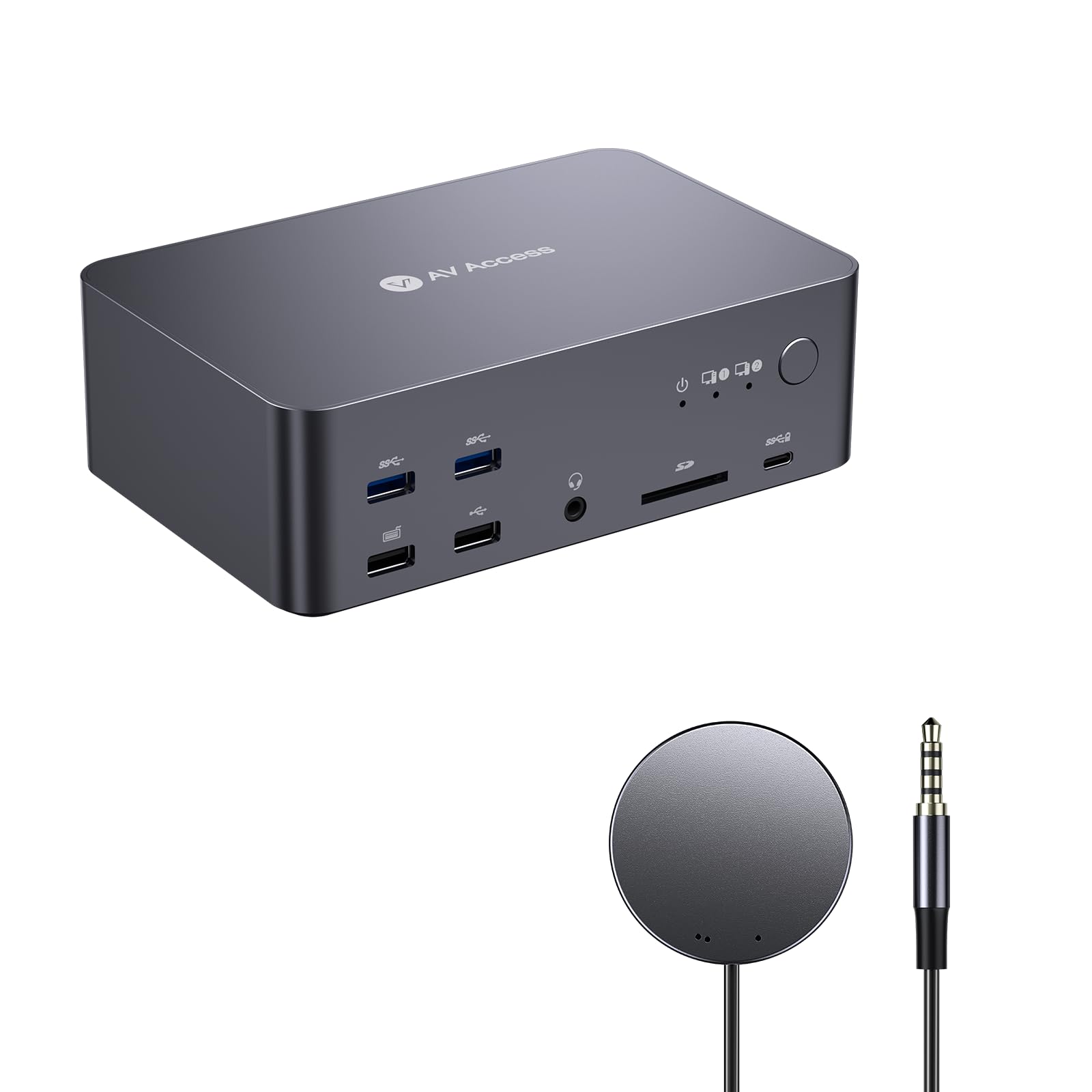Amazon.com: AV Access iDock D23 8K KVM Switch Docking Station Bundle ...