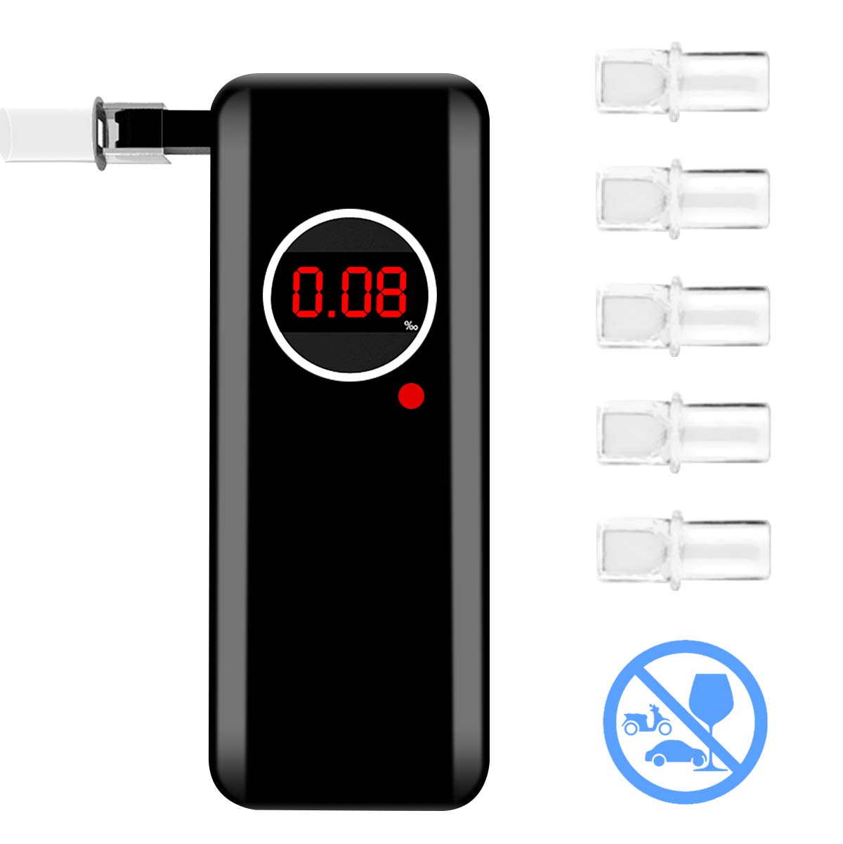 Buy CestMall Alcohol Tester, Alcohol Breathalyzer Digital Breath ...