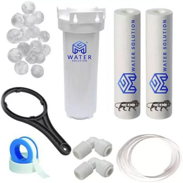 MG WATER SOLUTION® Spare Parts Pre-Filter Bowl Set with Two 10 Inch PP ...