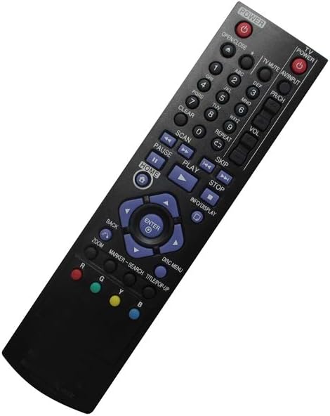 HCDZ Replacement Remote Control for LG BD565 BD570C BD570 BD571N BD572 ...