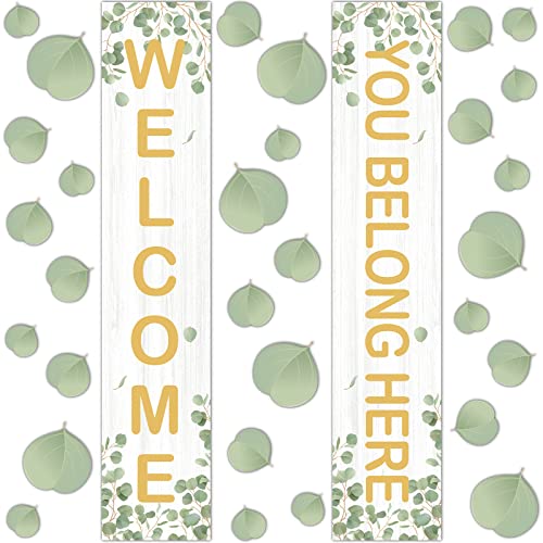 47 Pieces Welcome Banner for Classroom Door Welcome Poster for - Want ...