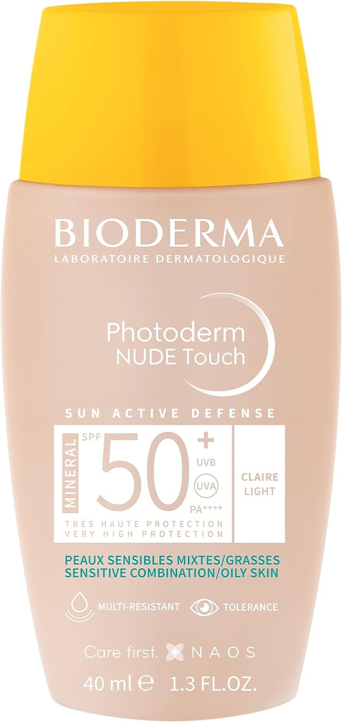 BIODERMA, Protector Solar, Photoderm NUDE Touch Mineral Tono Claro ...