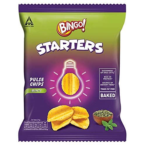 Bingo Starters Pulse Chips - Minty 48g : Amazon.in: Grocery & Gourmet Foods