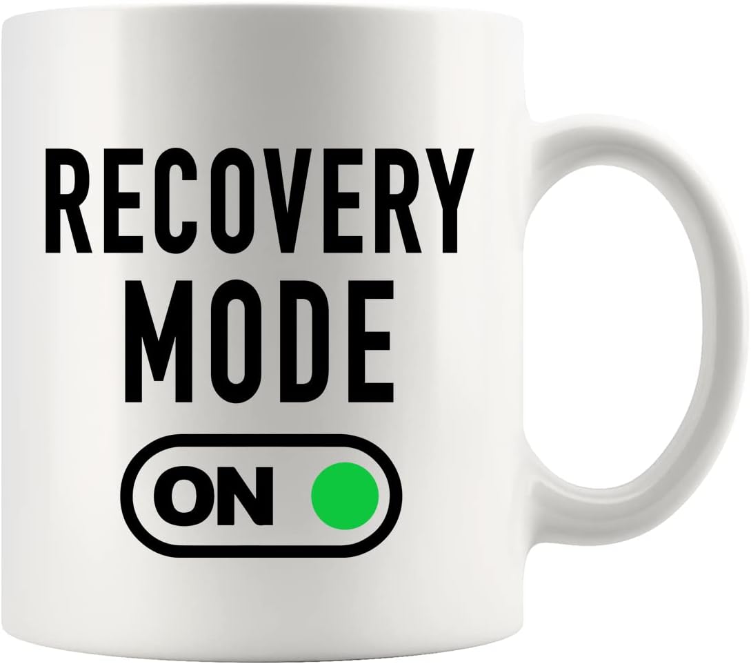 Amazon.com: Recovery Mode On Get Well Coffee Mug Gift For Patient ...