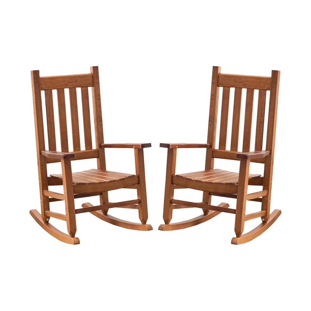 Amazon.com : BplusZ Child Rocking Chairs Set of 2 Kid's Toddler Wooden ...