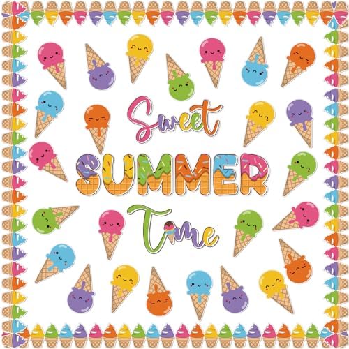 Amazon.com: Summer Bulletin Board Decorations Set Summer Classroom ...