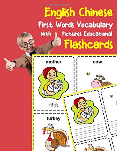 Buy English Chinese First Words Vocabulary with Pictures Educational ...