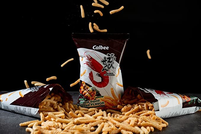 CALBEE PRAWN CRACKERS GRILLED SEAWEED FLAVOR 60G : Amazon.in: Grocery & Gourmet Foods