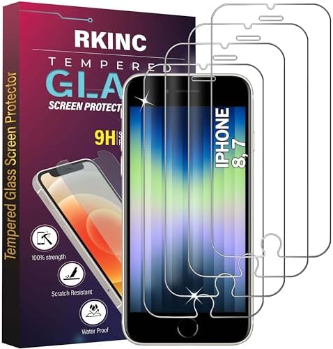 Amazon.com: RKINC Screen Protector [4-Pack] for iPhone 8 / iPhone 7 ...