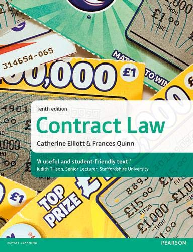Contract Law 10th edition MyLawChamber pack: Elliott, Catherine ...