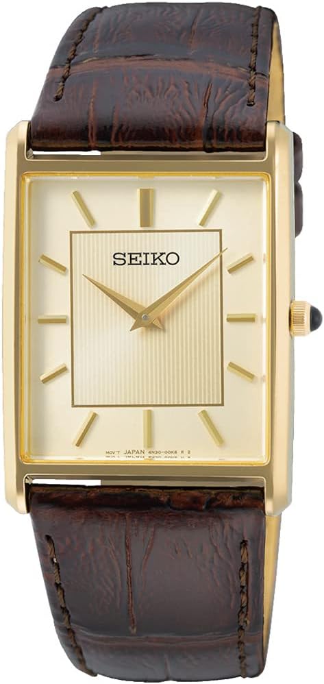Amazon.co.jp: SEIKO(セイコー) 腕時計 ソーラー ゴールドトーン SUP896 メンズ [並行輸入品] : ファッション