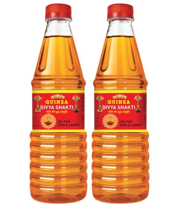 Guinea Divyashakti Natural & Pure Pooja/Puja Diya Oil for Laxmi,Ganesha ...