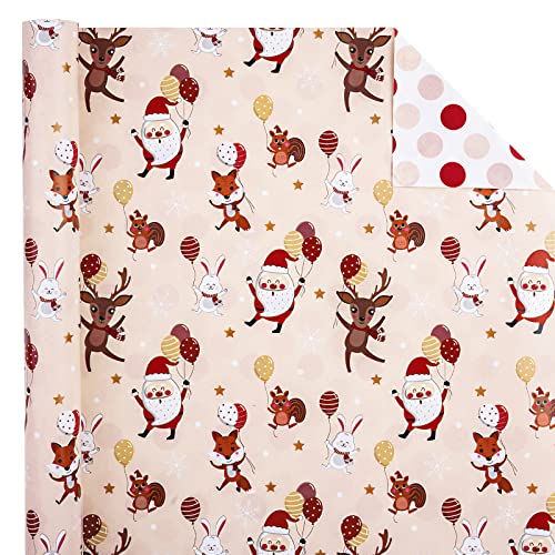 Snapklik.com : WRAPAHOLIC Reversible Christmas Wrapping Paper - Mini ...