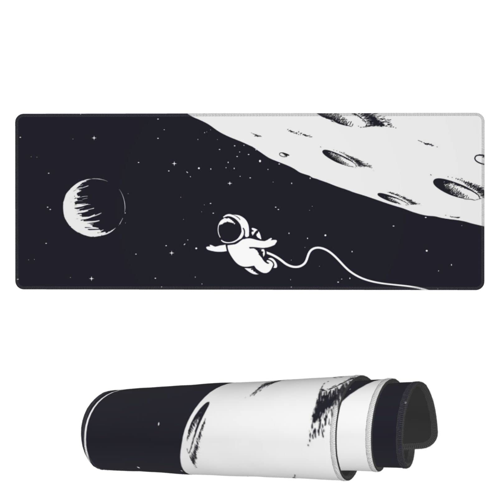 Amazon.com: AoHanan Large Mouse Pad Space Astronaut Gaming Mousepad ...