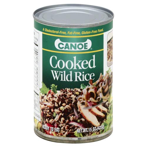 Amazon.com : Canoe Rice Wild Precooked Tin - 15 OZ (Pack of 6 ...