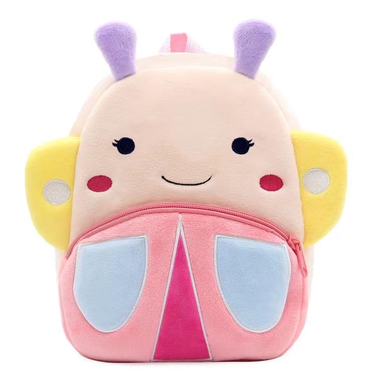 Amazon.com | JoyRokaro Toddler Backpack Butterfly Backpack Cute Plush ...