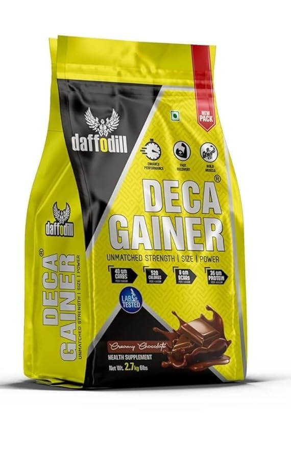 DECA GAINER 3kg (UNMATCHED STRENGTH SIZE POWER) (CHOCOLTAE, 6LBS / Mass ...