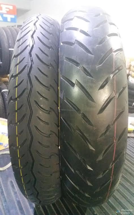 100/80-R17 (NYLON) & 130/70-R17 (RADIAL) ALPHA APOLLO COMBO PACK 2 ...