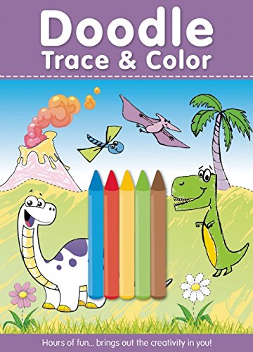 Amazon | Doodle Trace & Color With Crayons | Lluch, Alex A. | Drawing