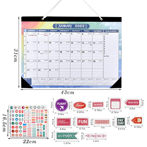 Home Planner Family Calendar 2023 Large Family Calendar 2023 runs Now ...