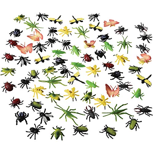 Jumbo Insects 7 pc Toy Giant Plastic Bugs Set - Educational Toys Planet