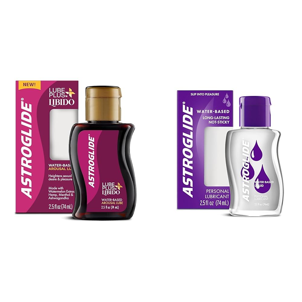 Amazon.com: Astroglide Lube Plus Libido (2.5oz) and Astroglide Liquid Personal Lubricant (2.5oz ...