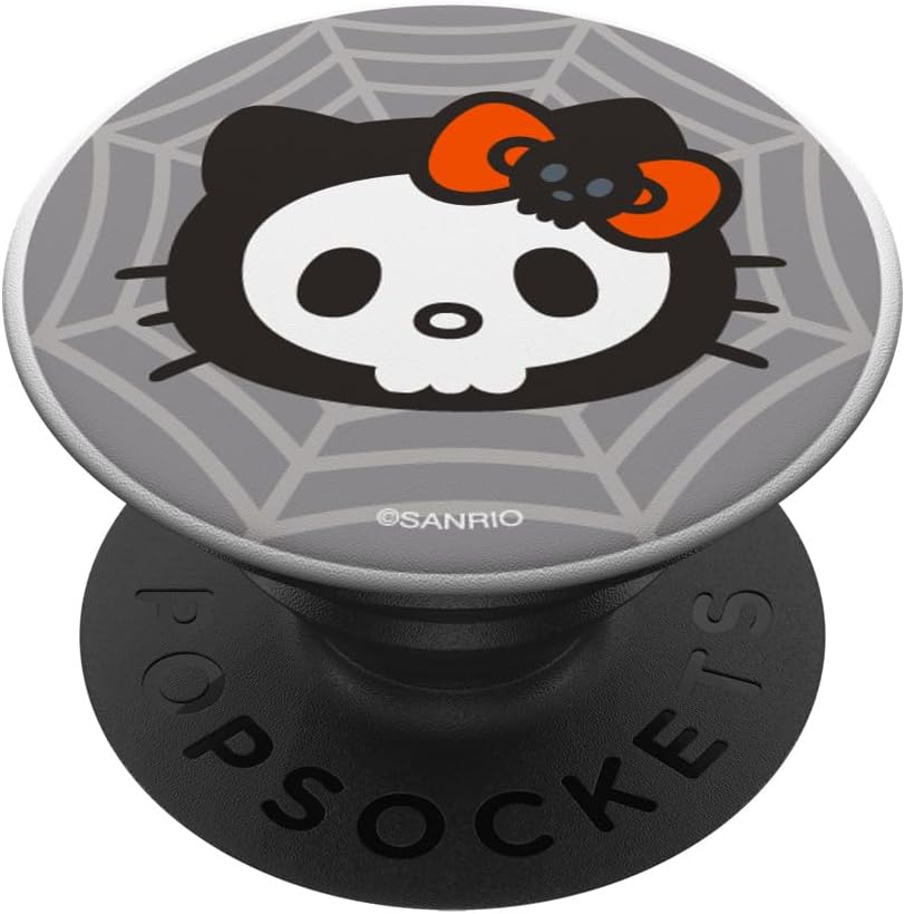 Amazon.com: Hello Kitty Classic Bow PopSockets Stand for Smartphones ...