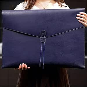 Amazon.com: MBVHVVJC Leather Envelope Case Leather A3 Document Bag ...