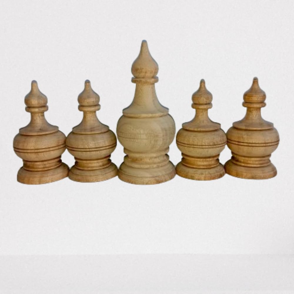 Wooden Teak Pooja Top Kalasam with Multiple Seletion - Kalash (5 ...