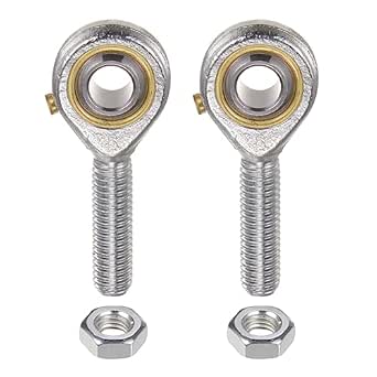 uxcell 2pcs POS8 M8 Male Rod End Bearing M8x1.25 Right Hand Thread ...