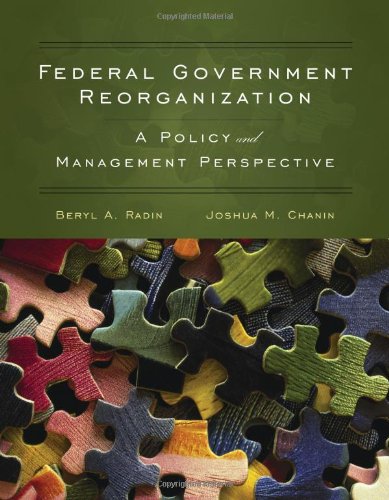Amazon.com: Federal Government Reorganization: A Policy and Management ...