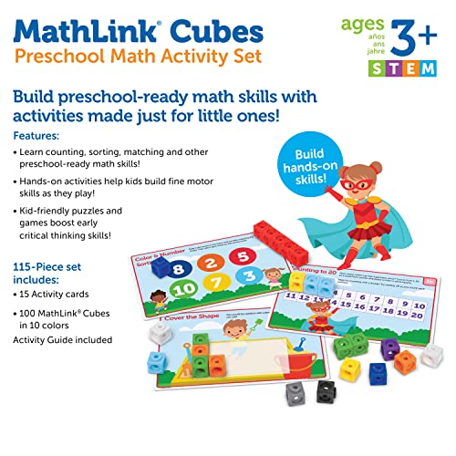 Snapklik.com : Learning Resources MathLink Cubes Preschool Math ...