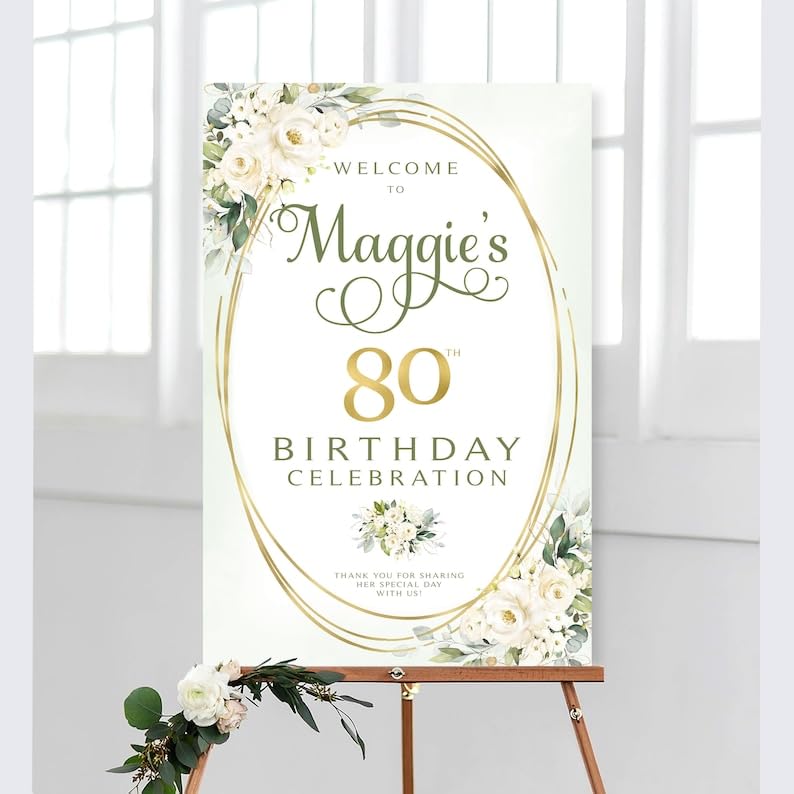 Amazon.com : Happy Birthday Welcome Sign, Happy Birthday Sign, Birthday ...