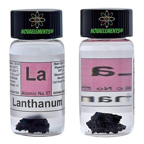 Lanthanum Element 57 the, Champion Pure 1 Gram 99,9% in Vial of Glass ...