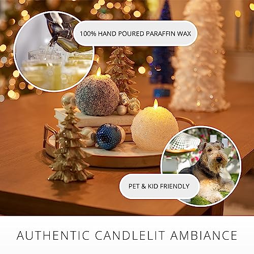 Snapklik.com : Luminara Spring Lake Crystal Beads Glitter Sphere ...