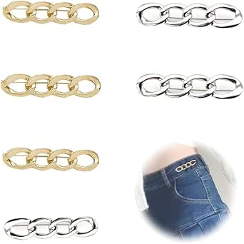 Amazon.co.jp: [MINBOOT] ウエスト 調整 ウエスト調整ボタン アジャスター (6個セット) 縫い目ない ウエストバックル 取り外し ズボン/スカート/Tシャツ/パーカー ...