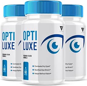 Amazon.com: (3 Pack) Opti Luxe Capsules, OptiLuxe Advanced Strength Eye Health and Sight ...