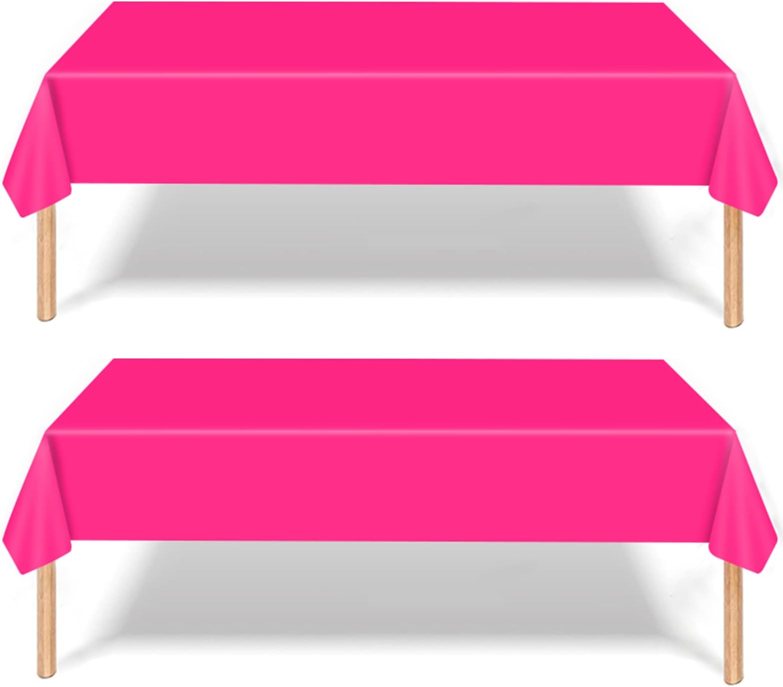 BRIGHT PINK Paper Tablecloths 2 per pack (Caroline){90cm x 90cm ...