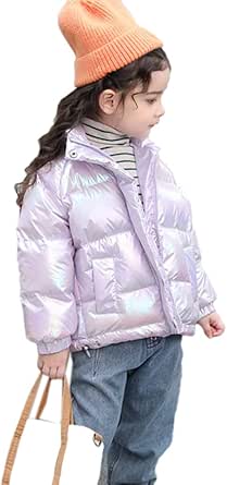 Amazon.co.jp: QPQPQ ダウンジャケット キッズ 子供服 女の子 男の子 ショート丈 ダウン コート 光沢感 無地 防寒 防水 ...