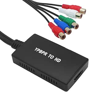 Amazon.com: Junsi Component YPbPr to HD Converter, YPBPR to HD Video ...