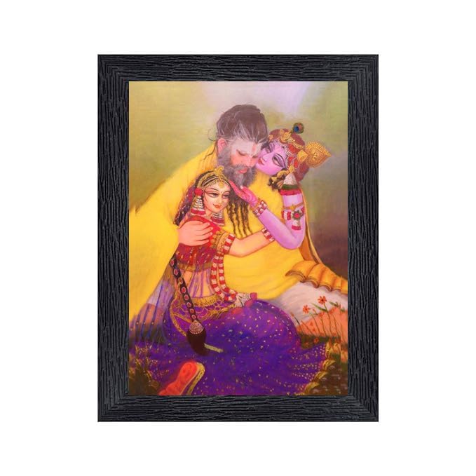 SK Shri Hit Premanand Govind Sharan Ji Maharaj With Radha Rani and ...