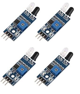 Robotbanao IR Infrared Obstacle Avoidance 3 Wire Reflective Photoelectric Sensor Module For ...