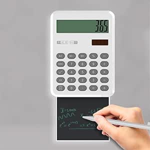 Handwriting Board Calculator Pull-Out 12-Digit Solar Calculator Power ...